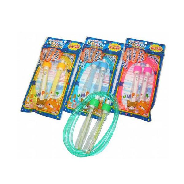 【メール便対応一個口で2個まで同梱可】なわとびファンタジックなわとび（ムクタイプ）　ロープ約2.5m　縄跳び