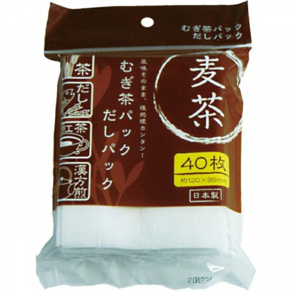 【セット売り】10個セット　むぎ茶だしパック　40枚入り　麦茶パックだしパックお茶パックフィルター　komodaFF-893AR