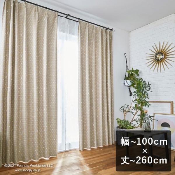 ネクタイと帽子をかぶっておめかししたスヌーピー。ニューヨーカーのネクタイでは定番の小紋柄には、よく見るとスヌーピーとウッドストックの足跡が混ざっています。体内時計を整えるのに最適な2級遮光と、届いたその日からきれいなウェーブがうれしい形状記...