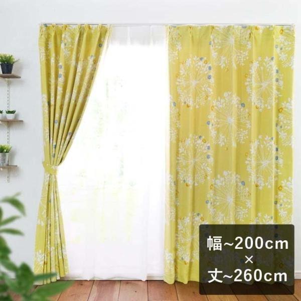 フィンランド語で花という意味の「クッカ」。綺麗なシルエットの植物を大胆かつ繊細に並べたデザインのカーテンです。生地巾：150cm縫製：1.5倍ヒダ/2つ山組成：ポリエステル100%フック：アジャスターフック付き（標準Aフック仕様）機能：2級...