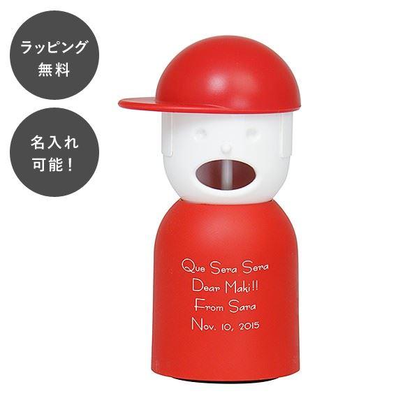 おすすめ ポイント ：名入れ ノベルティ 販促品 記念品  帽子をかぶっている時は普通の男の子なのに、帽子をとった瞬間「ガーン!!」の表情に早変わりするトゥースピックホルダー。何があったんでしょうか。心配です。なお、ツマヨウジは付属しており...