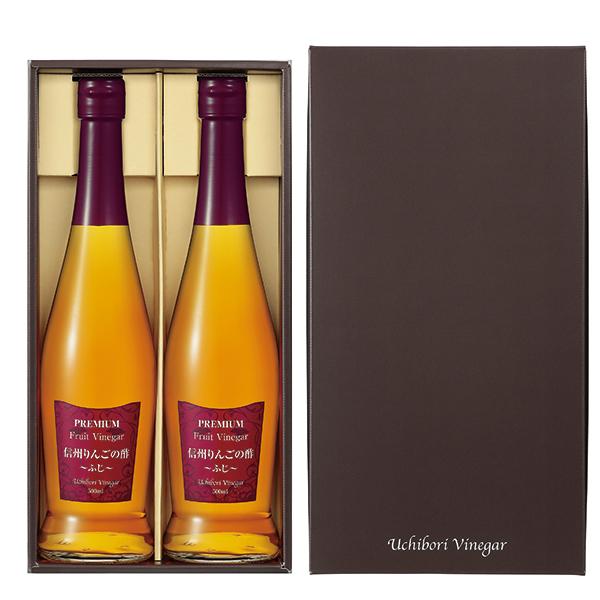 【商品内容】●プレミアムフルーツビネガー信州りんごの酢 ふじ 500ml×2●箱サイズ：7.5×16.8×32.0cm●箱重量：2.21kg●賞味期限：(製造より)約１年●JAN 4970285091320■毎日飲める、毎日おいしい。内堀醸...