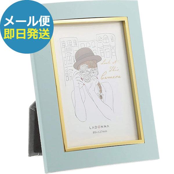 【商品内容】●カラー：ブルー●商品サイズ：現品約１１．５×１５．４×２．２ｃｍ●商品材料：アルミニウム・ＡＢＳ樹脂●写真サイズ：Ｌ判１枚収納/置用/本体重量＝約１８３ｇ●JAN 4934122084944 # シンプル インテリア ギフト ...
