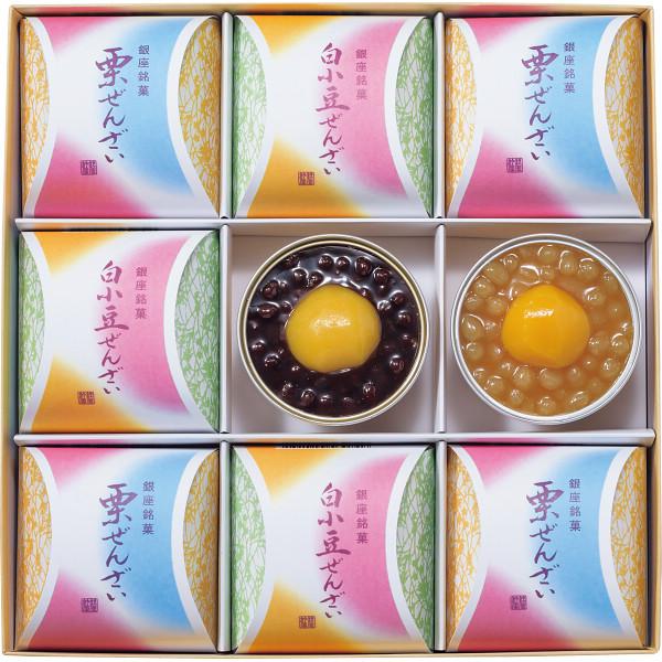 【商品内容】●栗ぜんざい８０ｇ×５、白小豆ぜんざい８０ｇ×４※包装済の商品です。●原産国：日本●化粧箱入（包装済）●箱サイズ：23.5×23.5×5cm●箱重量：1.1kg●宅配温度区分：常温●賞味期限：(製造より)約365日●JAN 49...