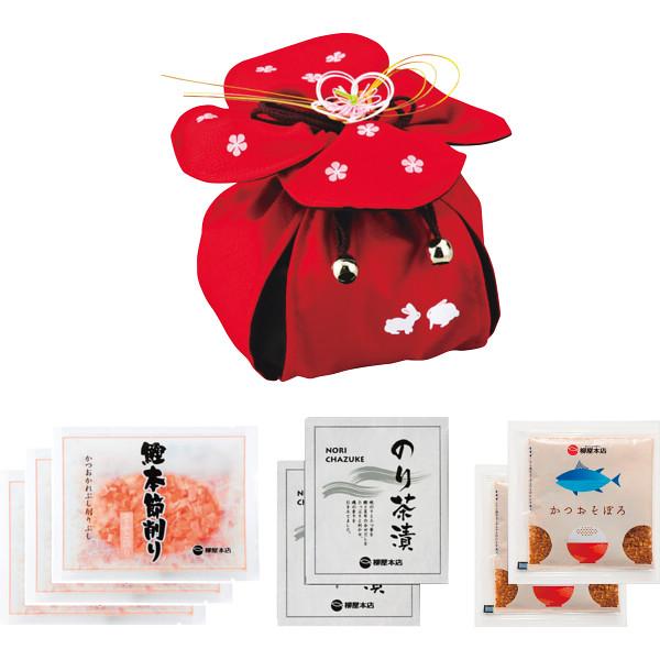 【商品内容】●ソフト削り2g×3、鰹そぼろ5g×2、のり茶漬4.3g×2●アレルゲン： 乳 小麦 大豆 ごま●原産国：日本●巾着入●箱サイズ：13.0×13.0×17.0cm●箱重量：120.0g●宅配温度区分：常温●賞味期限：(製造より)...