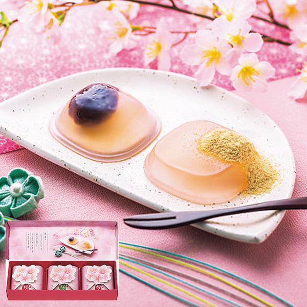 【商品内容】●桜くずもち×2、桜くずまんじゅう×1●アレルゲン： 大豆●化粧箱入●箱サイズ：25×8.5×4.5cm●箱重量：360g●宅配温度区分：常温●賞味期限：(製造より)約180日●JAN 4972111057579# ギフト プレ...