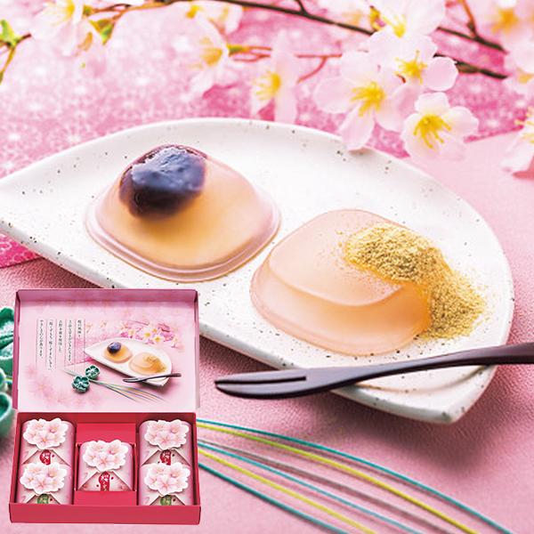【商品内容】●桜くずもち×3、桜くずまんじゅう×2●アレルゲン： 大豆●化粧箱入●箱サイズ：25×16×4.5cm●箱重量：600g●宅配温度区分：常温●賞味期限：(製造より)約180日●JAN 4972111057586# ギフト プレゼ...