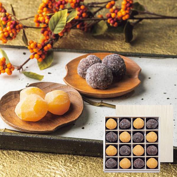【商品内容】●栗甘納糖・渋皮付栗甘納糖×各8●原産国：日本●木箱入●箱サイズ：20.5×19×5cm●箱重量：500g●宅配温度区分：常温●賞味期限：(製造より)約30日●JAN 2469900000011# 夏ギフト お中元 中元 暑中見...