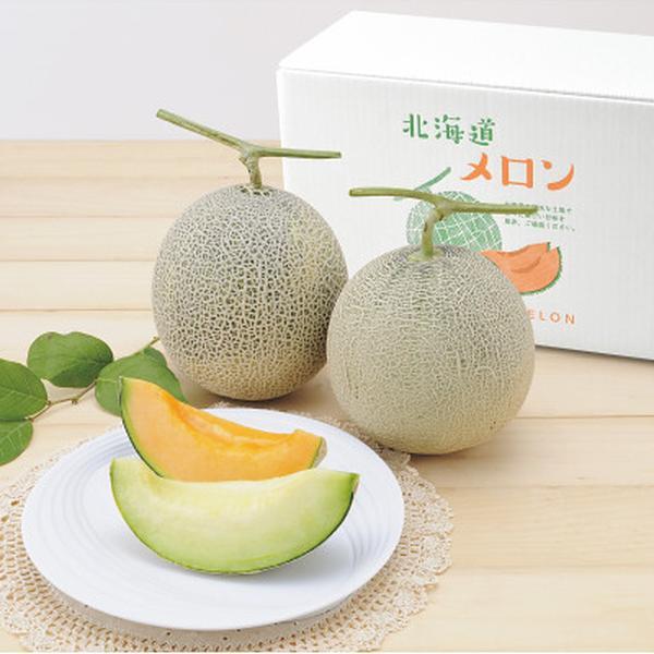 【商品内容】●北海道産(優品以上)メロン(赤果肉・青果肉)各1.3kg×1●原産国：日本●加工地：日本●化粧箱入●箱サイズ：32×15.5×19.5cm●箱重量：2.8kg●宅配温度区分：常温●JAN 2458510003550# 夏ギフト...