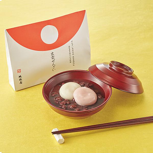 【商品内容】●紅白餅入り出雲ぜんざい１食入り（ぜんざい１４０ｇ、紅白餅４０ｇ（２０ｇ×２））×５●アレルゲン：●原産国：日本●化粧箱入●箱サイズ：18.5×34×6.5cm●箱重量：1.2kg●宅配温度区分：常温●賞味期限：(製造より)約1...