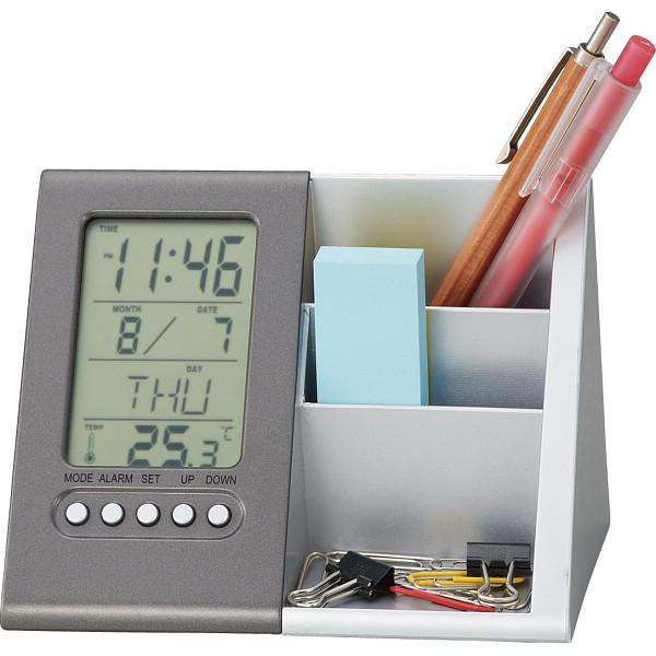 【商品内容】●現品約１３．５×７．５×９ｃｍ●ＡＢＳ樹脂●時計、アラーム、スヌーズ、温度計、カレンダー、カウントダウンタイマー●単４電池×２（別売）●原産国：中国●化粧箱入●箱サイズ：14.5×8.5×9.8cm●箱重量：226g●JAN ...