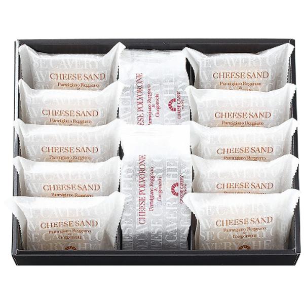●箱27.5×22×6cm●チーズポルボローネ25g×2個・チーズサンド10個 日本製●賞味期限／製造日より常温約120日●アレルゲン／【卵・乳成分・小麦・大豆・アーモンド】