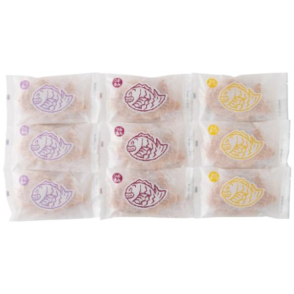 ●箱30×23×8cm●たい焼き(粒あん・こしあん各85g・カスタード80g各3個) 日本製●賞味期限／出荷日より冷凍約90日●アレルゲン／【卵・乳成分・小麦・大豆】