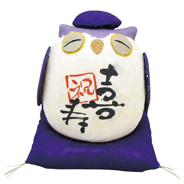 ●箱サイズ：約11.5×15.0×10.0（ｃｍ）/重さ：150g●ボール箱入●現品約１２×１２×１３ｃｍ●和紙・レーヨン●「いつまでも幸せな人生を」の気持ちを込めて、ほんの気持ちのプレゼントにいかがでしょうか。●原産国：日本●宅配冷蔵区分：常温