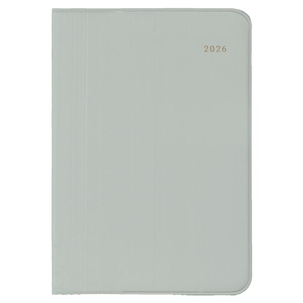 2026 MILL A6 Monthly EASY GY■ページ数       ：  48ページ　■サイズ          ：  148×105mm  A6■始まり曜日    ：  月曜日■始まり月       ：  12月　■期間（月間...