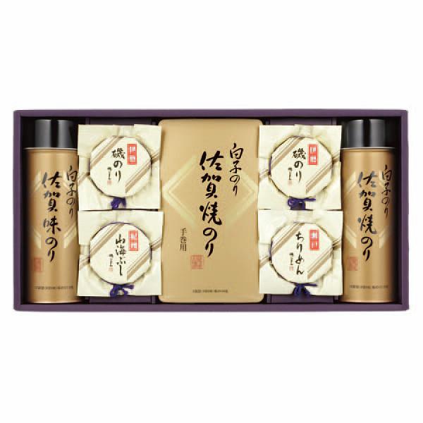 ●白子のり&amp;磯じまん　のり&amp;佃煮詰合せ いそ-50Z●九州佐賀産海苔と磯じまん佃煮の詰め合わせ。ごはんのお供に好適な詰め合わせです。●味のり12袋詰(8切4枚)、焼のり12袋詰(8切4枚)、焼のり2袋詰(2切6枚)、三重磯の...