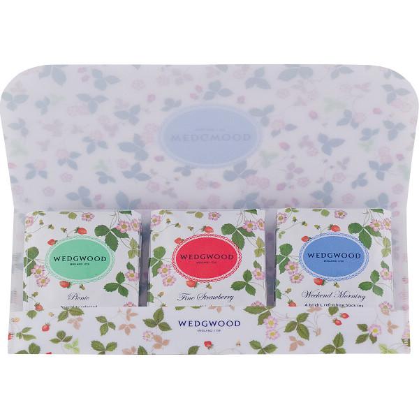 ●ウェッジウッド ワイルド ストロベリー ティーバッグ WSN-5TB●ウェッジウッドを代表する人気柄「ワイルド ストロベリー」をウォレットタイプのパッケージに入れた3種類の紅茶が楽しめるティーバッグのアソートです。ちょっとしたお返しやプチ...
