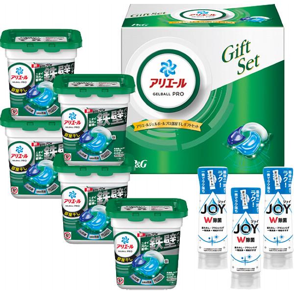 ●P&amp;G アリエールジェルボール部屋干しギフトセット PGJH-50E Ｐ＆Ｇ●おうちでプロ級洗浄力！・タオルのニオイ癖まで部屋干しの生乾き消臭・部屋干しでもさわやかな香り●アリエールジェルボールプロ部屋干し5個・除菌ジョイコンパク...