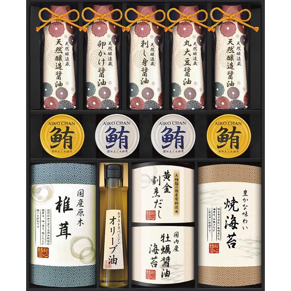 ●伊賀越 天然醸造蔵仕込み 和心詰合せ GNF-JJZ●自然の寒暖差でゆっくりと発酵・熟成させる「天然醸造」で造られたお醤油と常備しておきたい海苔や本枯れ鰹節などを詰め合わせたどなたにも喜ばれる和食ギフトです。●焼き海苔（全型3枚入）×1、...