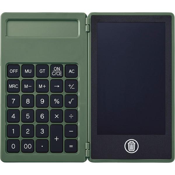 人気の電子メモに便利な電卓がセット。折りたたんで持ち運べるため傷みにくいです商品名/電卓付き電子メモ(4.4インチ)内容/専用タッチペン×1・ボタン電池×2(モニター用)タイプ/オリーブ材料・材質/ABS樹脂・シリコーンゴム商品サイズ/約1...