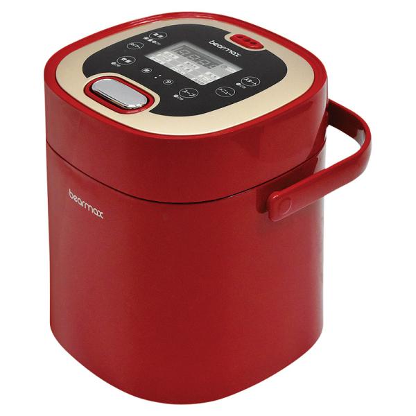 ワンタッチですぐに炊き立ての美味しさ。調理もできる小型炊飯器商品名/Bearmax マルチ・ライスクッカー タイプ/レッド材質/ABS樹脂、ポリプロピレン、アルミニウム、スティール、シリコンサイズ/19.2×20.6×21.2cm箱サイズ/...