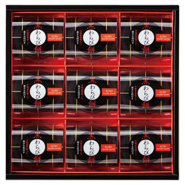 沖縄県産黒糖を使用した黒糖入り黒蜜の優しい甘さが味わえるわらび餅です。商品名/ひととえ 黒わらび餅 内容/黒わらび餅(黒きな粉3.5g付)(89g)×12箱サイズ/約341×259×48mm賞味期間/180日型番/KWA-20【オススメ 人...