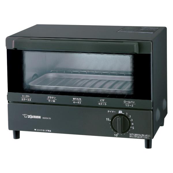 庫内奥行17cmでトーストが2枚焼けます。・焼き網・丸洗いOKのスライド式くず受け皿。・15分タイマー。商品名/象印 オーブントースター内容/本体(約320×230×220mm)×1材質/塗装鋼板・強化ガラス・PP・鋼板・ニッケルクロムメッ...