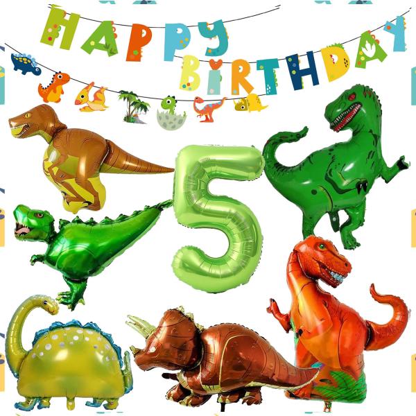 【セット内容】<br>HAPPYBIRTHDAY恐竜ガーランドx１ オレンジテイラ/サウルス*1<br>グリーンテイラ/サウルス*1<br>ヤラトプス*1<br>トリケラトプス*1<br...