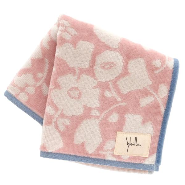 約25×25cm綿100％中国製disfrutar：ディスフルタ(スペイン語で・楽しむ）仲良しにも見える小花が楽しいデザインです。しっかりとした手持ち感が人気のタオルハンカチーフ。タオルの機能を追求したシンプルなデザインです。