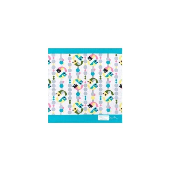 インゲラのどこか懐かしくて、温もりのあるデザインのハンカチです。大人っぽい色使いのバードデザイン♪[仕様]:染料プリント、日本製 [サイズ]:約30×30cm [素材]:綿100% 【Ingela P Arrhenius インゲラ・アリアニ...