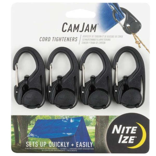 製品名：CamJam カムジャム ロープタイトナー 4個パック型番：NCJ-01-4R3JANコード：4560461591036メーカ：NiteIze（ナイトアイズ）サイズ：H34×W69×D15mm/個重量：16ｇ/個対応ロープ：直径2〜...