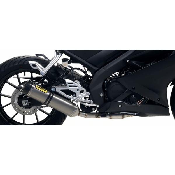 メーカー: ARROW(アロー)適合車種: YAMAHA: YZF-R125年式: 2020年式マフラータイプ: フルエキゾースト Thunder ユーロ4承認サイレンサー素材: 型番:51518PK: チタン (カーボンエンドキャップ)コ...