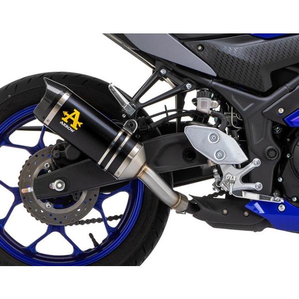 メーカー: ARROW(アロー)適合車種: YAMAHA: MT-03年式: 2016年-2025年式マフラータイプ: スリップオンサイレンサー: 71831AKN: Thunder / アルミダーク (カーボンエンドキャップ)【お取り寄せ...
