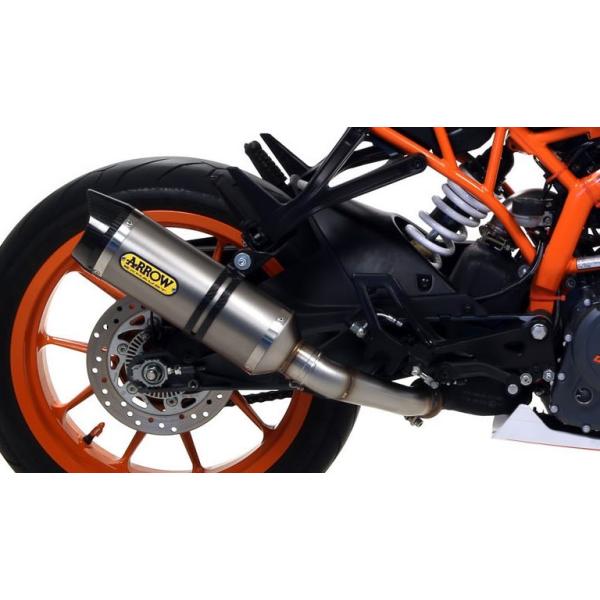 メーカー: ARROW(アロー)適合車種: KTM: RC390年式: 2017年-2020年式マフラータイプ: スリップオン Thunderサイレンサー素材: 型番: 71860AK: アルミエンドキャップ: カーボン中間パイプ: 型番:...