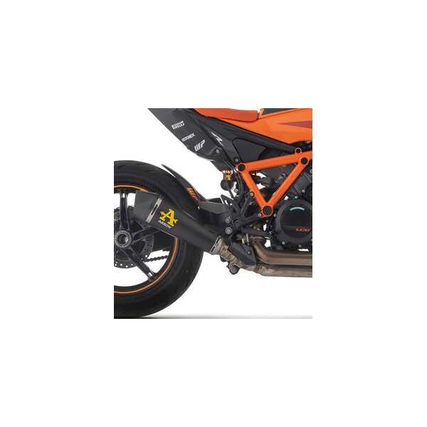 メーカー:ARROW(アロー)商品名:スリップオン X-Kone ユーロ5+承認型番:71916XKNR適合車種:KTM 1390 SuperDuke R年式:2024年-2024年式サイレンサー素材:ニクロムダーク(ステンレスダーク)(カ...