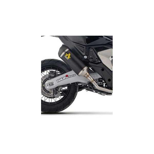 メーカー:ARROW(アロー)商品名:スリップオン Race-Tech short型番:71985AKNCサイレンサー素材:アルミダーク(カーボンエンド/バッフルなし)仕様:ユーロ5+承認適合車種:HONDA X-ADV 750年式:202...