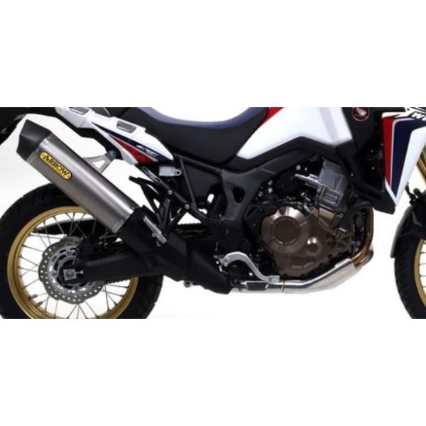 メーカー: ARROW(アロー)適合車種: HONDA: CRF1000L Africa Twin年式: 2016年-2019年式マフラータイプ: スリップオン Maxi Race-Tech ユーロ4承認サイレンサー: チタン: カーボンエ...