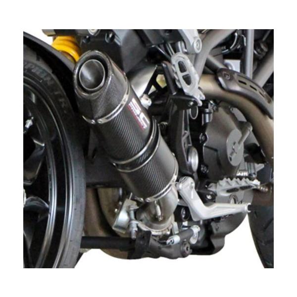 メーカー: SC PROJECT適合車種: DUCATI: Hypermotard821適合年式: 2013年-2016年式マフラータイプ: OVALサイレンサー ローポジション型番、素材: D10-L12C: カーボン製エンドキャップ素材...