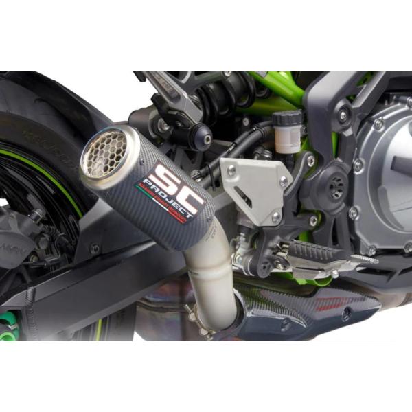 適合車種: Kawasaki Z900年式:2017年-2019年式 純正キャタライザー対応 / ヒートガードなし / ユーロ4対応SCプロジェクト 製品概要タイプ CR-T スリップオンリンクパイプ材質 チタン本体材質 カーボンバッフル ...