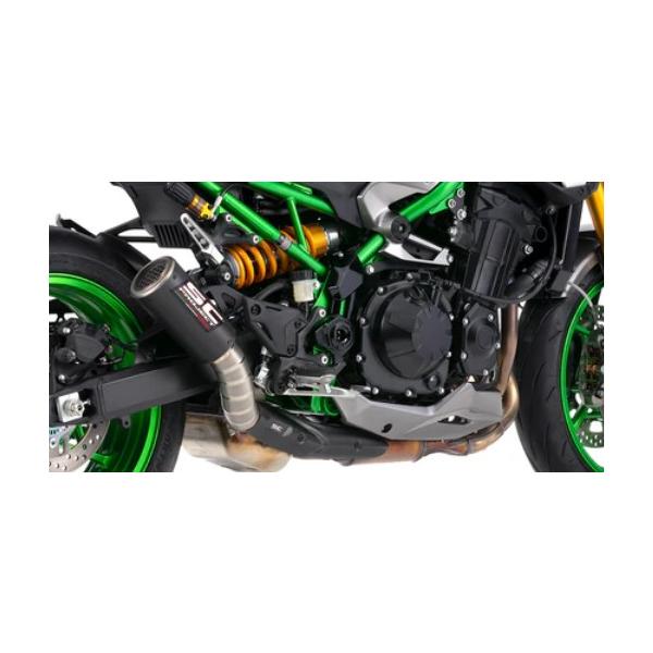 適合車種:カワサキ Z900年式 :2025年-2026年式ユーロ5+ 対応 / 純正キャタライザー対応SCプロジェクト 製品概要タイプ CR-T M2 スリップオンリンクパイプ材質 チタン本体材質 カーボンエンド材質 チタンバッフル あり...