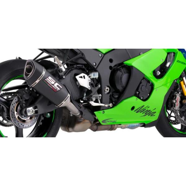 適合車種: KAWASAKI ZX-10R年式:2025年‐2026年式ユーロ5+対応、純正キャタライザー対応SCプロジェクト 製品概要タイプ SC1-R スリップオンリンクパイプ材質 チタン本体材質 カーボンエンド材質 カーボンバッフル ...