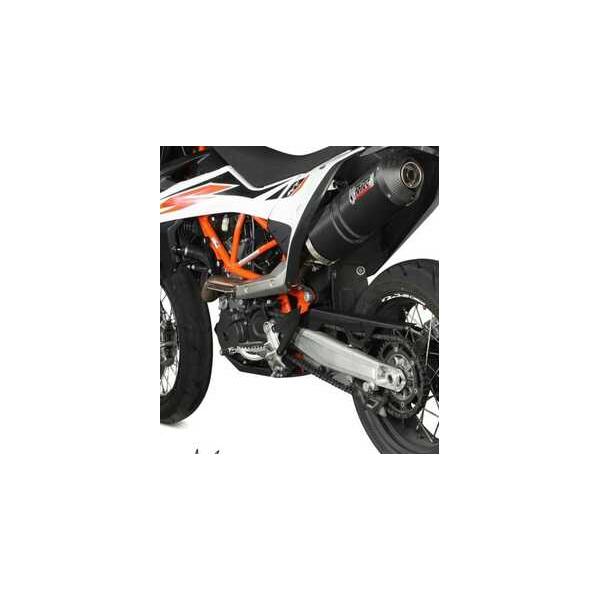 メーカー:Mivv Exhaustマフラータイプ:スリップオン OVAL BLACK型番: KT.023.LVC サイレンサー素材:ブラックステンレス(カーボンエンド/バッフル付属)中間パイプ:ステンレス車両タイプ:KTM 690 B, K...