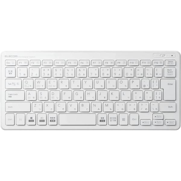 ◇商品特徴〜一枚板のように美しい最薄部6.5mmのBluetooth(R)薄型ミニキーボード〜● 省電力を実現するBluetooth(R)3.0 Class2規格に適合しており、Bluetooth(R)に対応したパソコンやタブレットであれば...