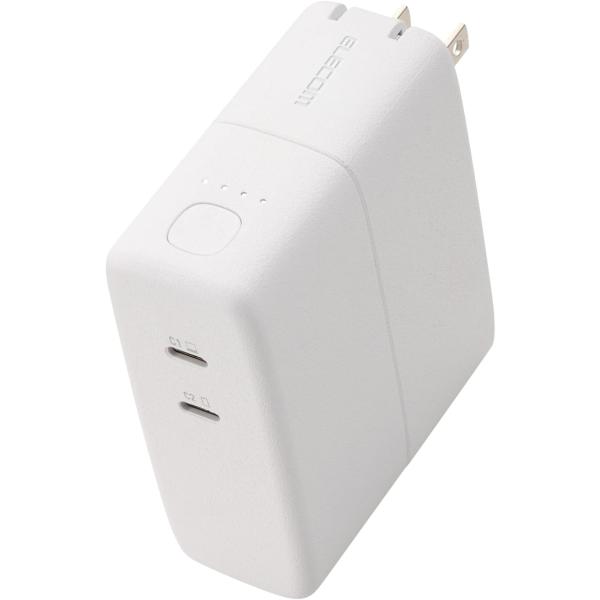 【商品特徴】〜 1台2役で使える、USB Power Delivery AC充電器一体型モバイルバッテリー〜● モバイルバッテリー使用時最大出力20Wだからスマートフォンを高速充電可能。● 本製品をコンセントに挿した状態でパソコンやスマート...