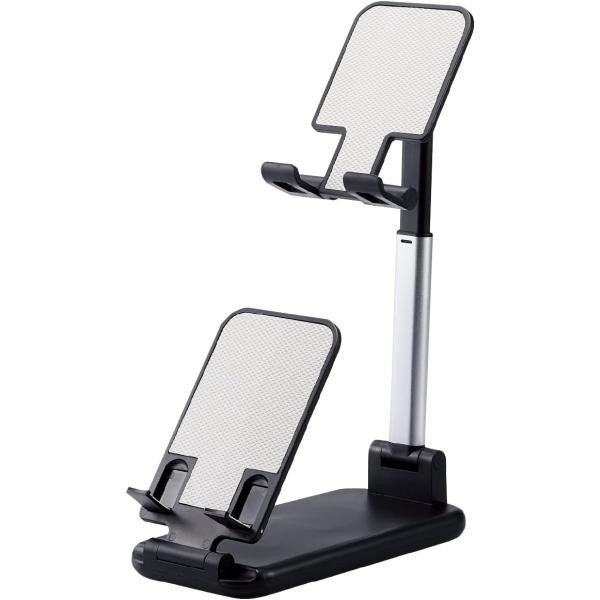 【商品特徴】〜スマートフォンやタブレット、NINTENDO SWITCH(TM)、NINTENDO SWITCH(TM)(有機ELモデル)、NINTENDO SWITCH(TM) Liteを2台設置できる卓上型スタンドです。上下に並べて同時...