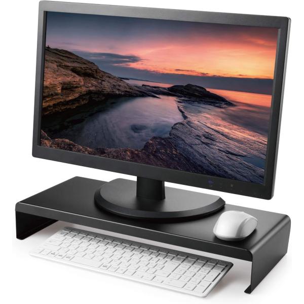 【商品特徴】〜液晶ディスプレイの高さを上げ、目線を上げることでPC作業時の姿勢を改善することができるスチール製のディスプレイ台〜●27インチまでの液晶ディスプレイに対応したディスプレイスタンドです。●液晶ディスプレイの高さを約8cm上げるこ...