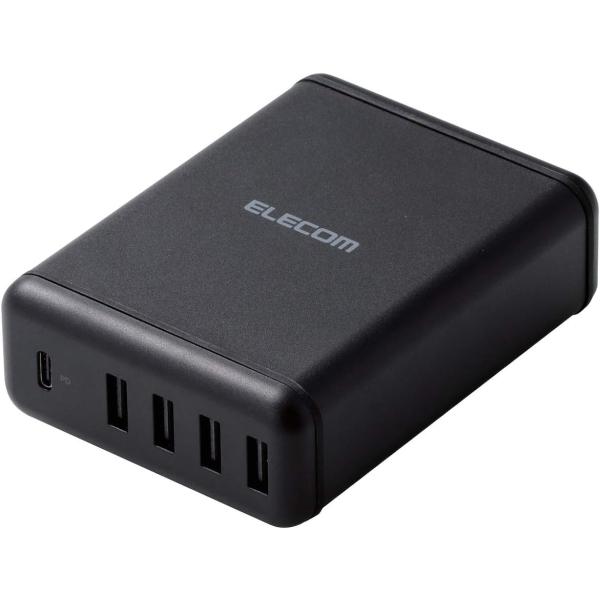 ◇商品特徴〜ノートPCまで充電できる高出力30WのUSB Power Deliveryに対応したUSB Type-Cポートを搭載。 4つのUSB Aポートと合わせて5つのUSBポートを搭載したAC充電器〜●4つのUSB Aポートと1つのTy...