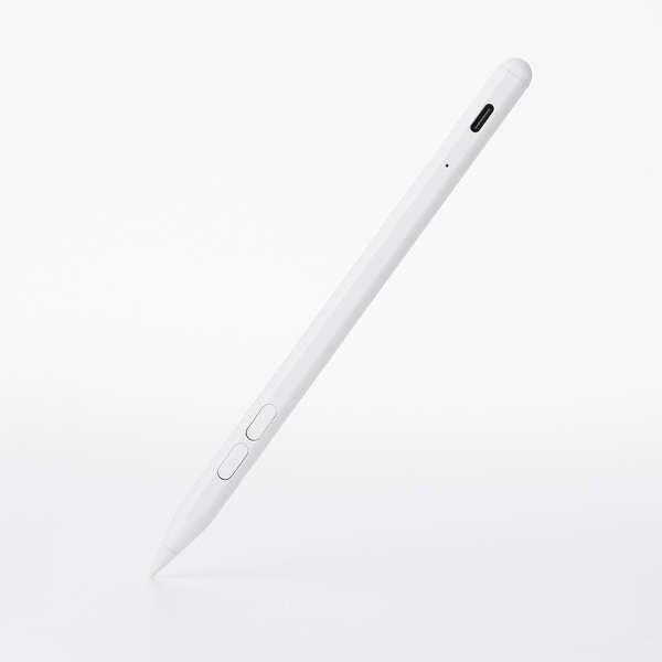 【商品特徴】〜手を止めずスムーズに書ける！Goodnotesアプリでよく使う「戻す」と「消す」を、ショートカットボタンを押すだけで使えるiPad用アクティブタッチペンです。約30分でフル充電可能な急速充電機能を搭載。ペン先は、Apple P...