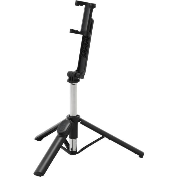 【商品特徴】〜広い場所や全身撮影におすすめ。最大955mmまで伸びるロングタイプのスマートフォン用三脚です。三脚だけでなく自撮り棒としても使用できる2Wayタイプ。Bluetooth(R)接続で離れた場所からスマートフォンカメラのシャッター...