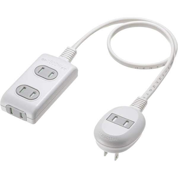 ◇商品特徴〜プラグに1個差込口が付いていて、壁のコンセントが無駄なく使えて便利。2P・3個口＋1個口・0.5m〜●プラグにシャッター付差込口が1個付いているので、壁のコンセントを無駄なく使えて便利です。●差込口はホコリ防止シャッター付きで、...